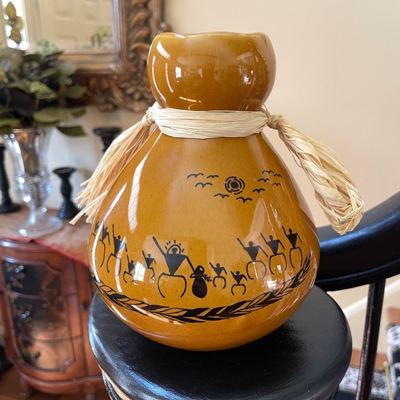 Accents | Vntg Nakayama Hawaii Potteryceramic Ipu Gourd Vase W ...